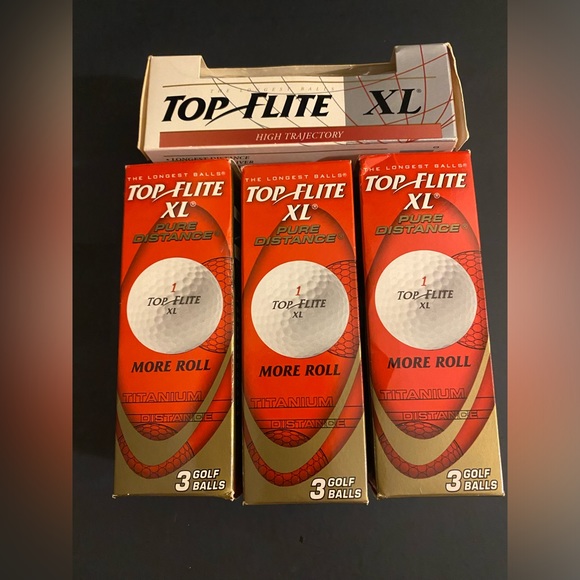 Top Flite | Other | Topflite Xl Pure Distance High Trajectory Golf Ball ...